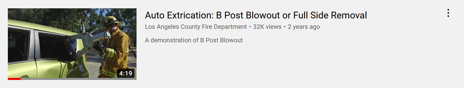 Amkus Power Tools – L.A. County Firefighters' Association