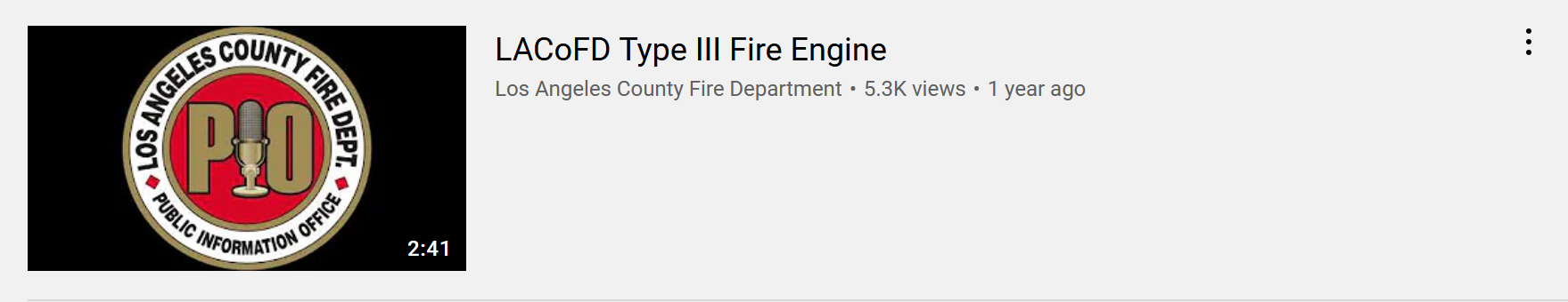 Apparatus – L.A. County Firefighters' Association